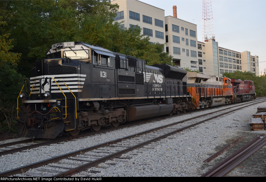 NS Engine 1131 and 8105, and CP Engine 8798, Des Moines IA
